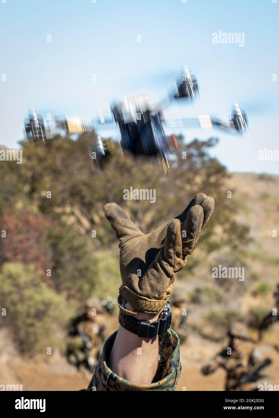A U.S. Marine with Charlie Company, Battalion Landing Team 1/1, 11th ...