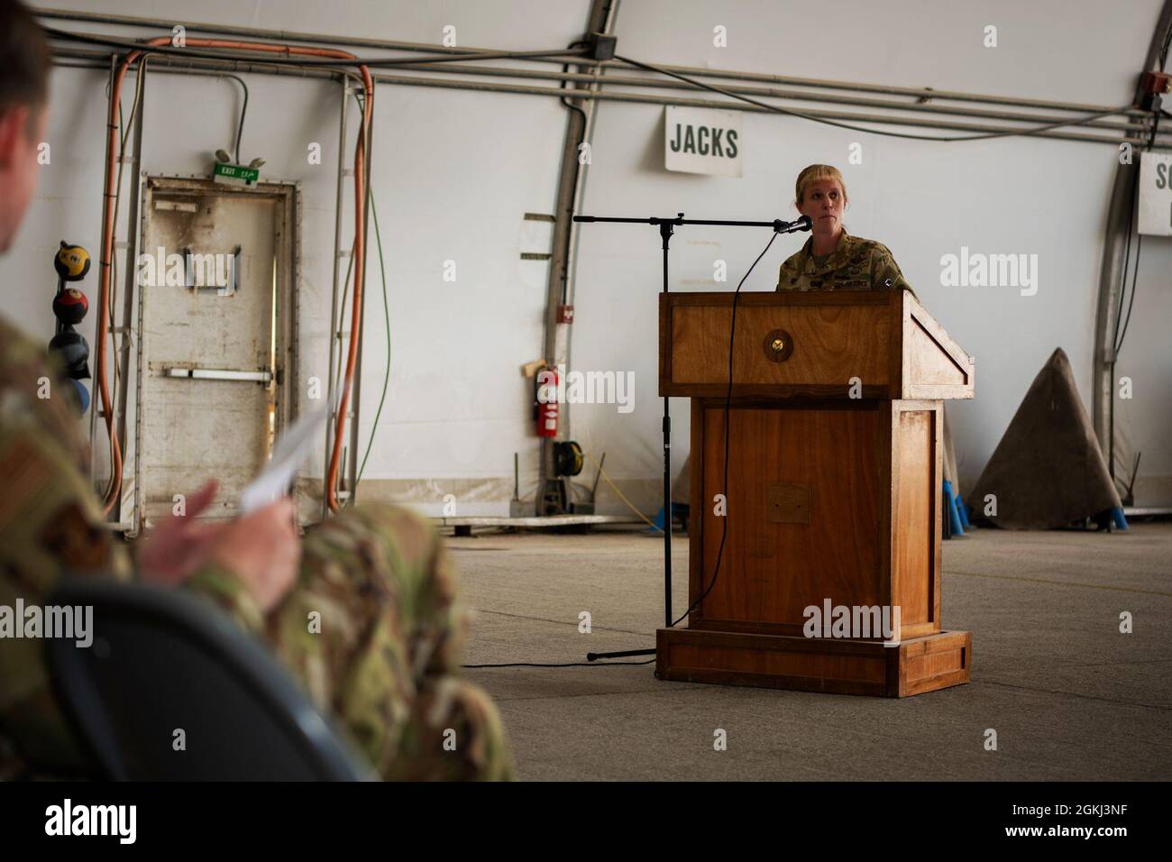 U.S. Air Force Col. Kristen Thompson, 380th Expeditionary Operations ...