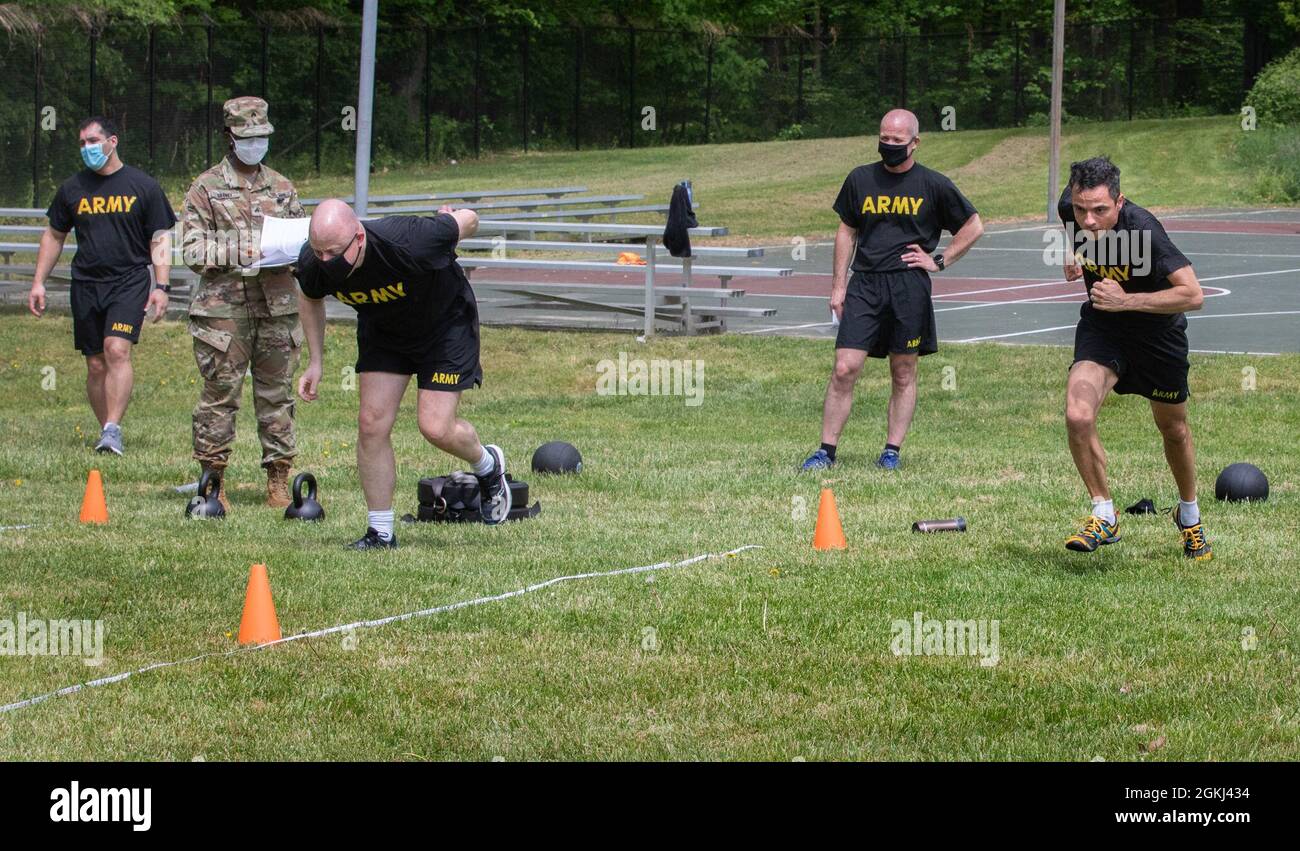 Capt. Thomas Nassif (right), and Col. James Moon (left) participate in ...