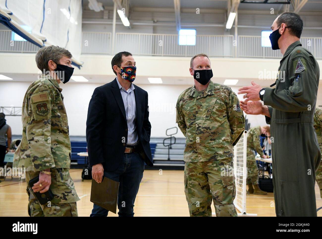 From right to left, Maj. Gregory Trifilo, 460th Operational Readiness ...