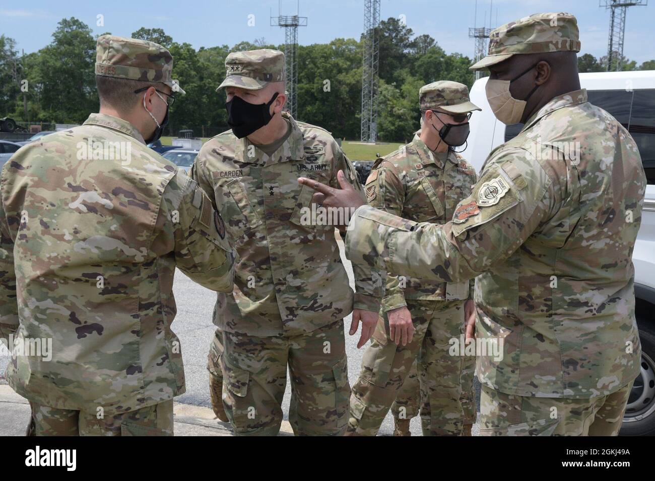 U.S. Army Maj. Gen. Tom Carden, the adjutant general of Georgia, is ...