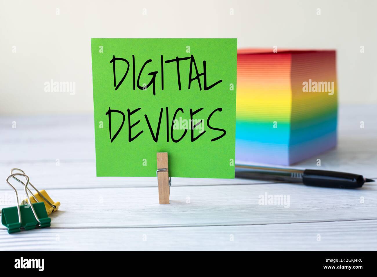 Sign displaying Digital Devices. Concept meaning physical unit of ...