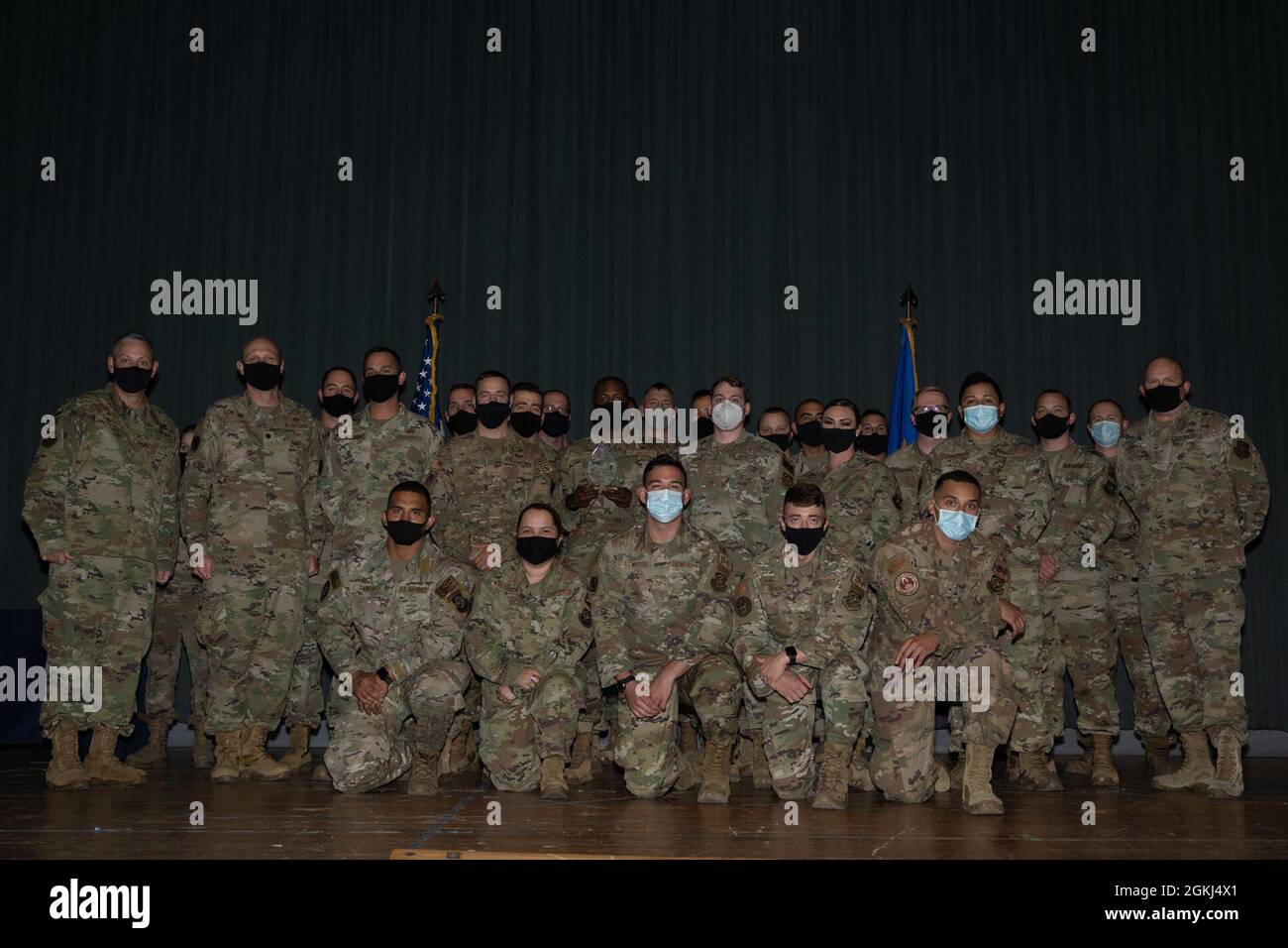 U.S. Air Force Col. Corey Simmons, left, 60th Air Mobility Wing ...