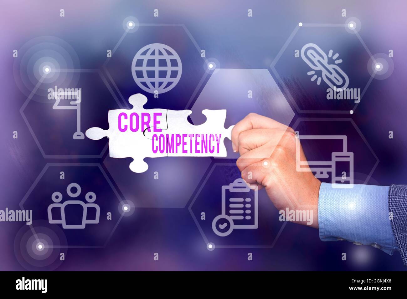 Inspiration showing sign Core Competency. Internet Concept harmonized ...