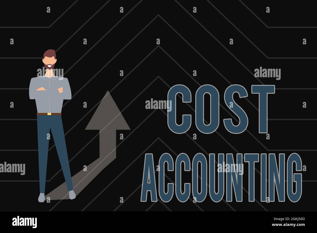 Writing displaying text Cost Accounting. Business showcase the ...