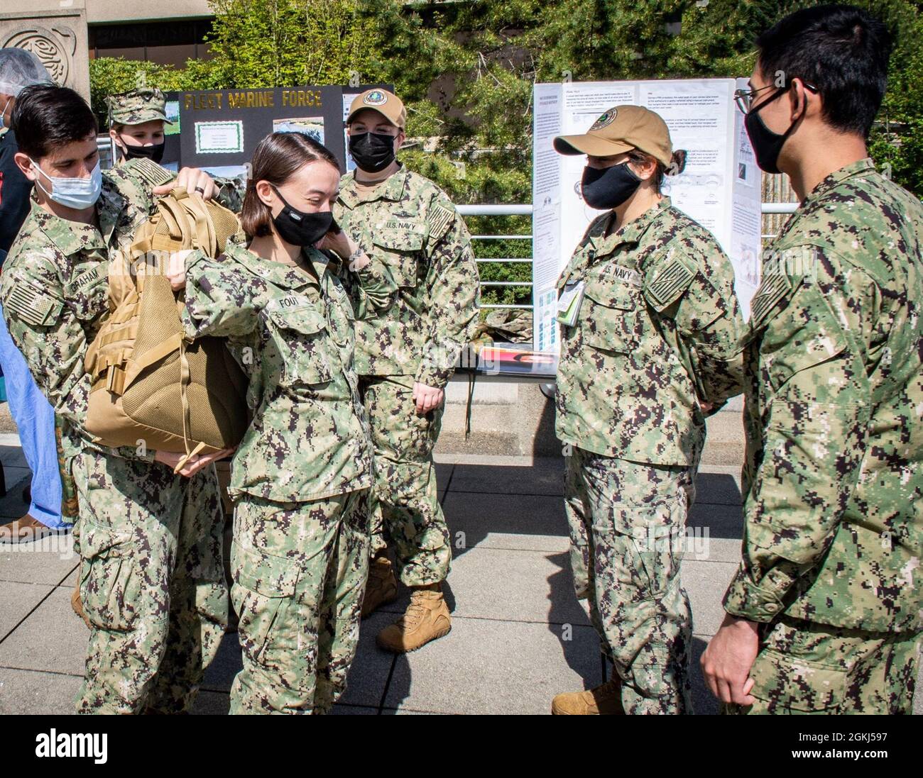 210429-N-RG482-0045 (April 29, 2021) BREMERTON, Wash. – Hospitalman ...