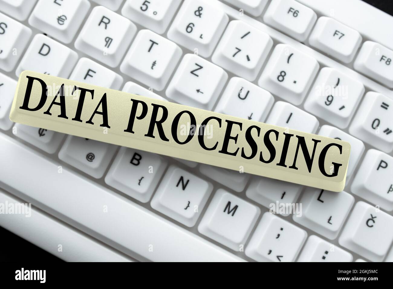 Conceptual Caption Data Processing Business Idea Collection And Manipulation Of Items Of Data