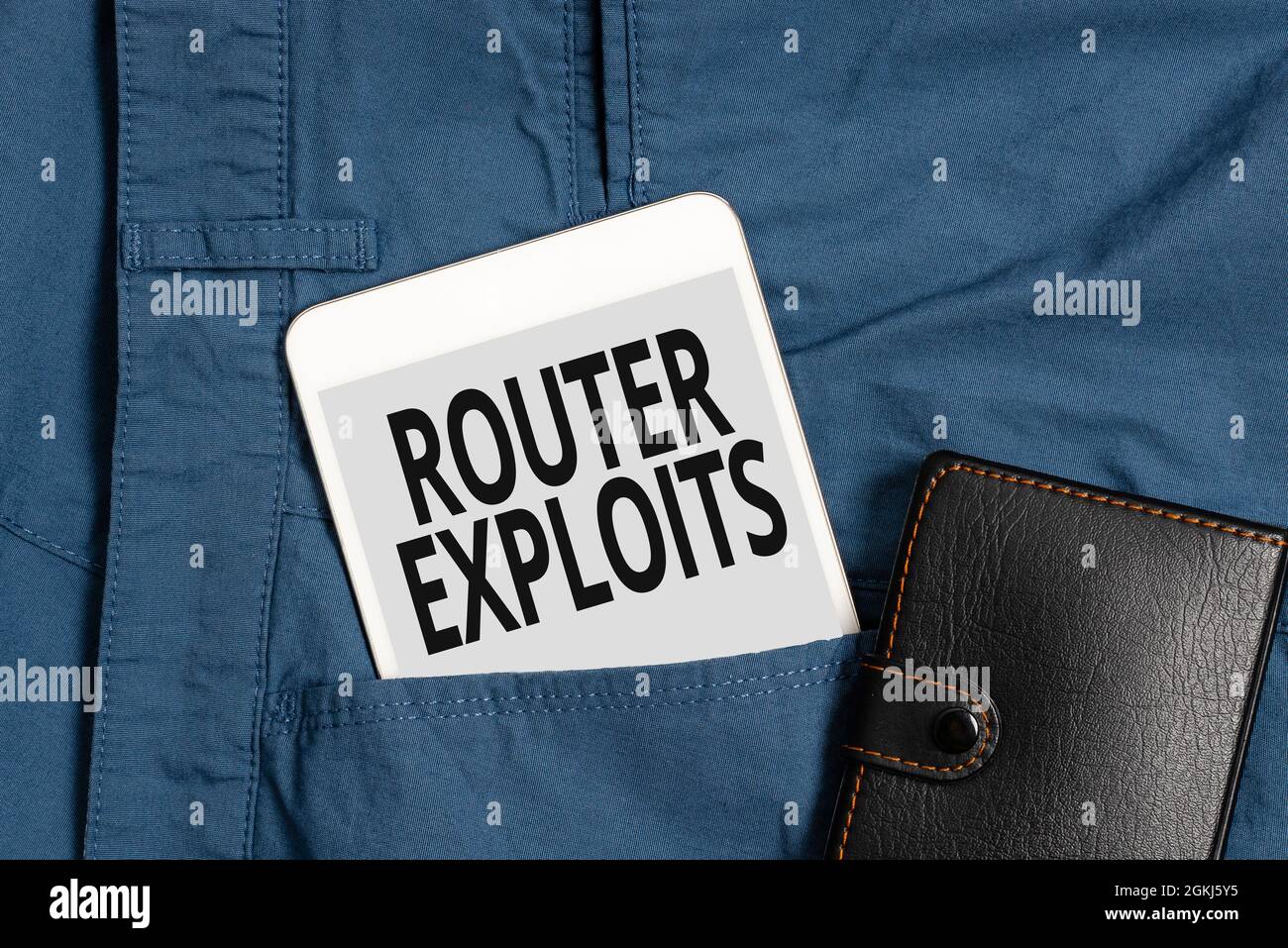 Sign Displaying Router Exploits Concept Meaning Takes Advantage Of A Security Flaw In An