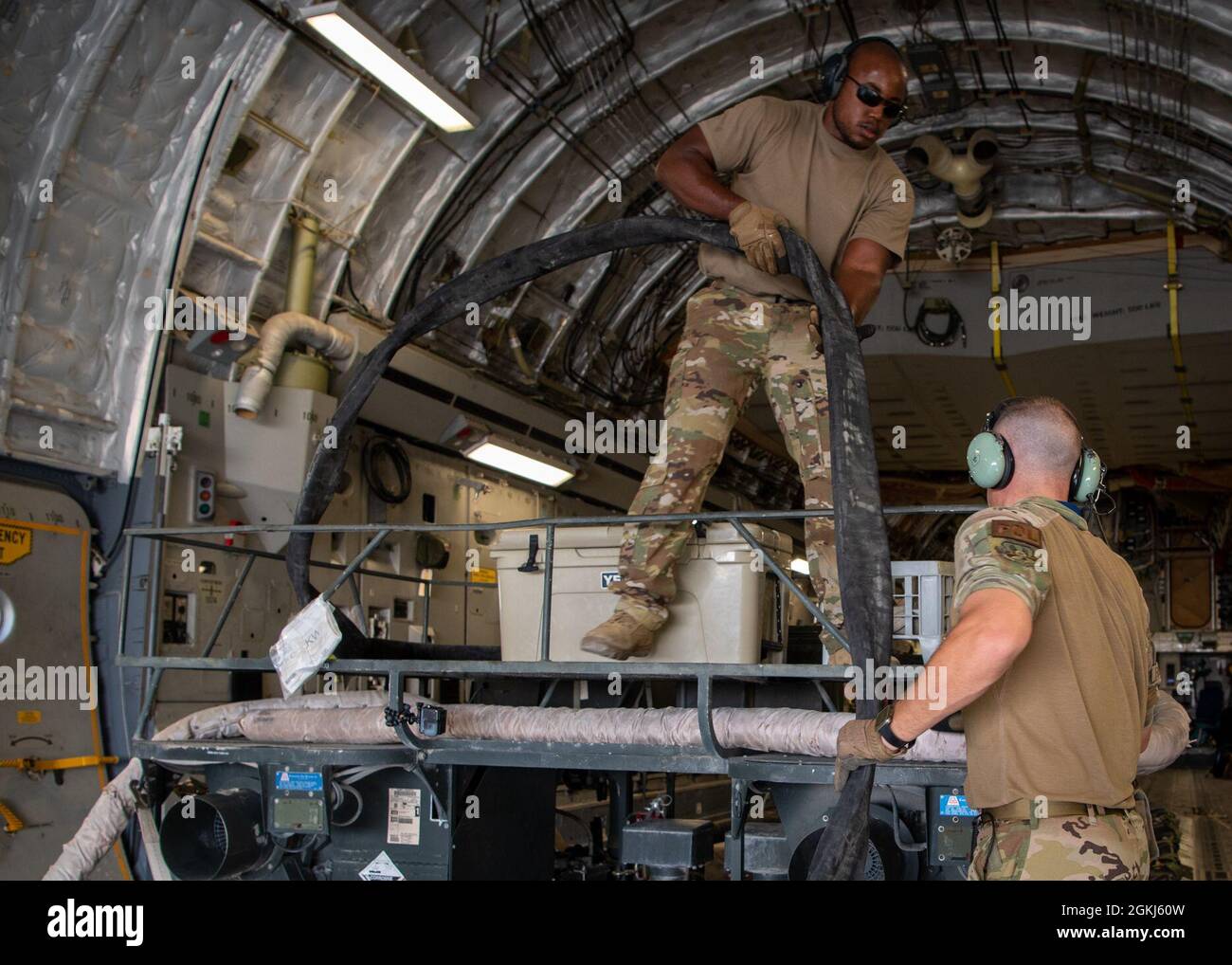 Senior Airman Nyles Thompson, 379th Expeditionary Logistics Readiness ...