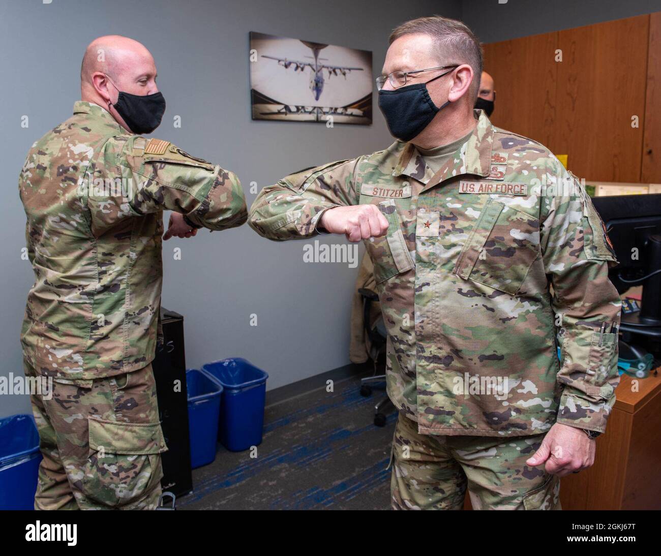 Brig. Gen. Max Stitzer (left), Special Assistant to the Chief of the ...