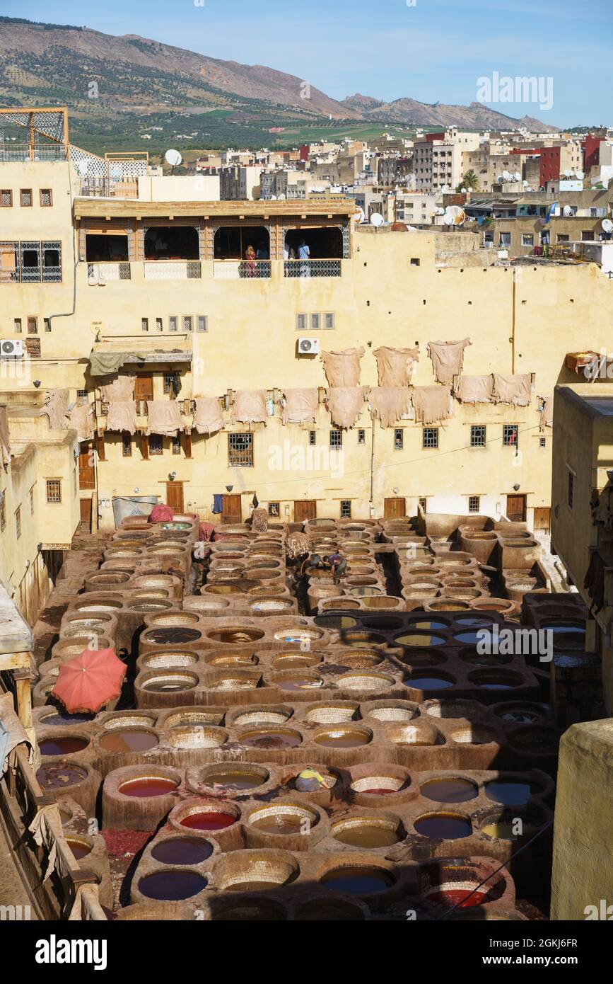 Ancient outdoor tannery hi-res stock photography and images - Alamy