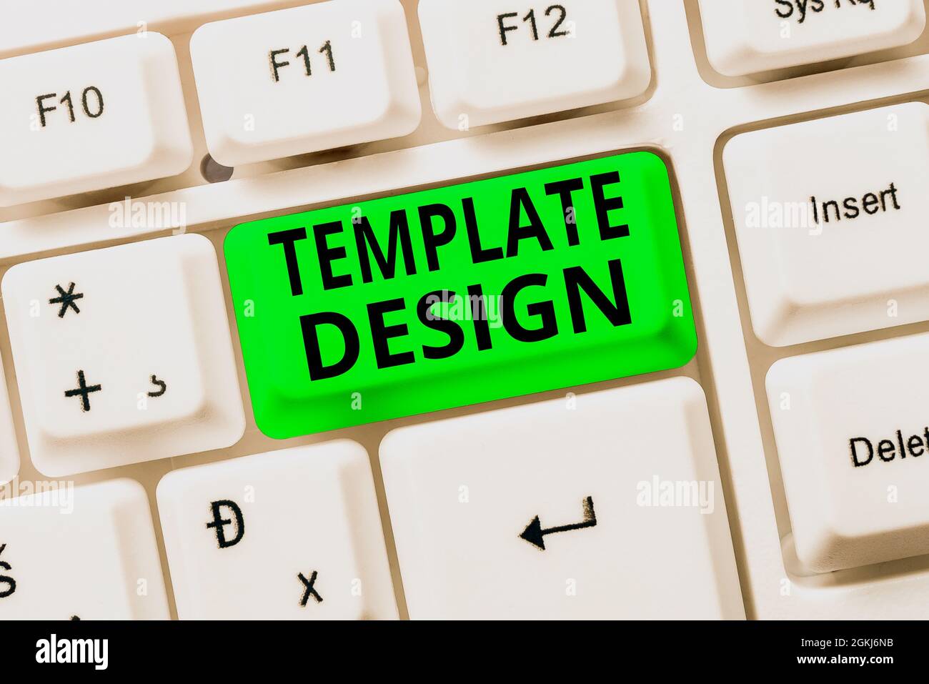 Conceptual caption Template Design. Concept meaning an overall layout or blueprint with a format ...