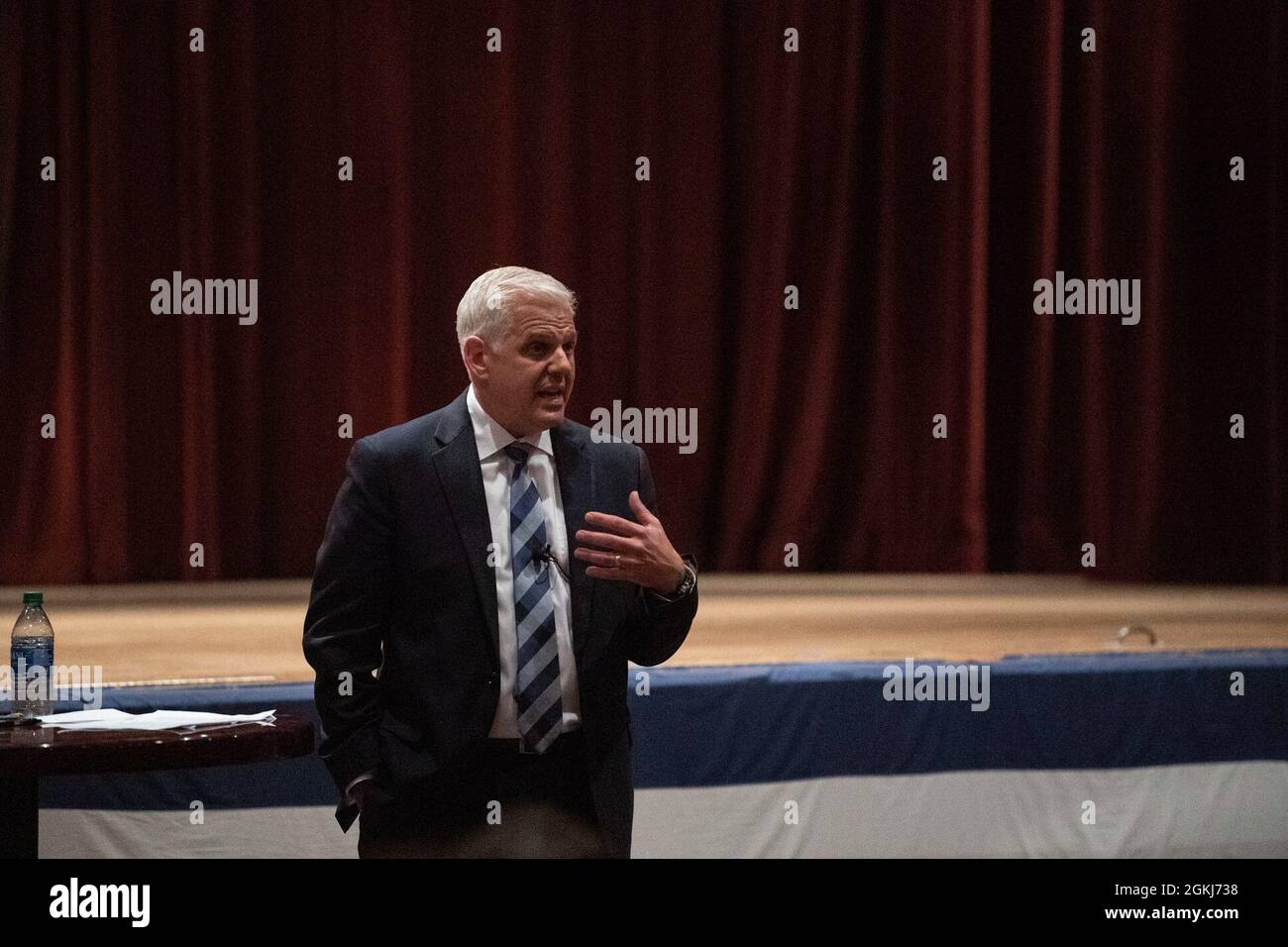 Acting Under Secretary of the Army, Christopher Lowman speaks during a ...