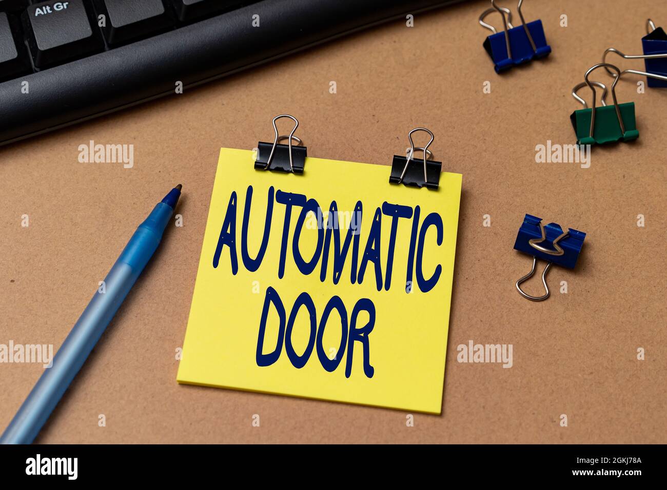 Inspiration showing sign Automatic Door. Internet Concept opens ...