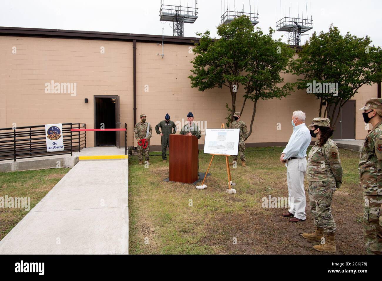 Col. Craig Prather, 47th Flying Training Wing commander with 47th RAWS ...