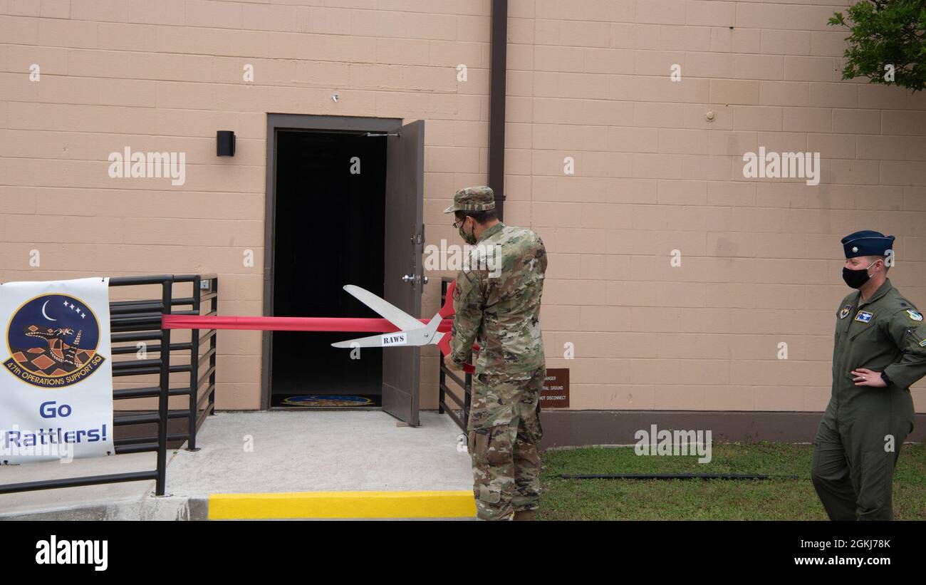 Col. Craig Prather, 47th Flying Training Wing commander with 47th RAWS ...