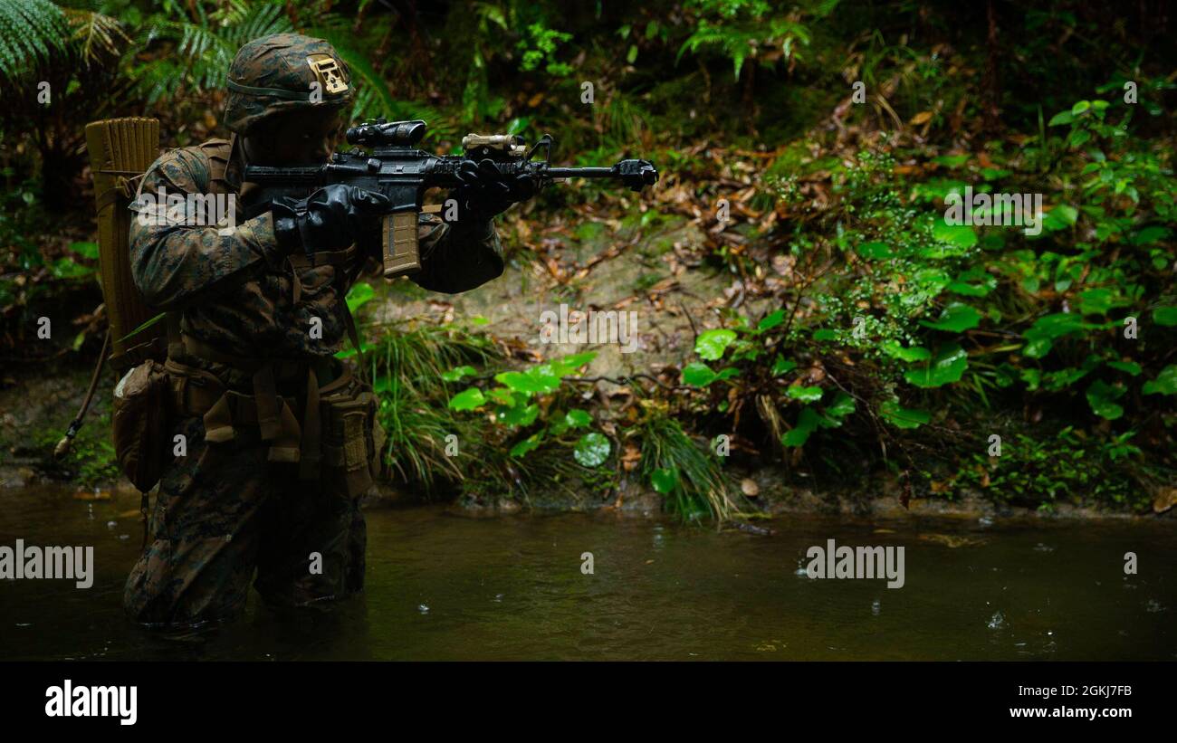 U.S. Marine Corps Lance Cpl. Royuan Jones, a motor transport operator ...