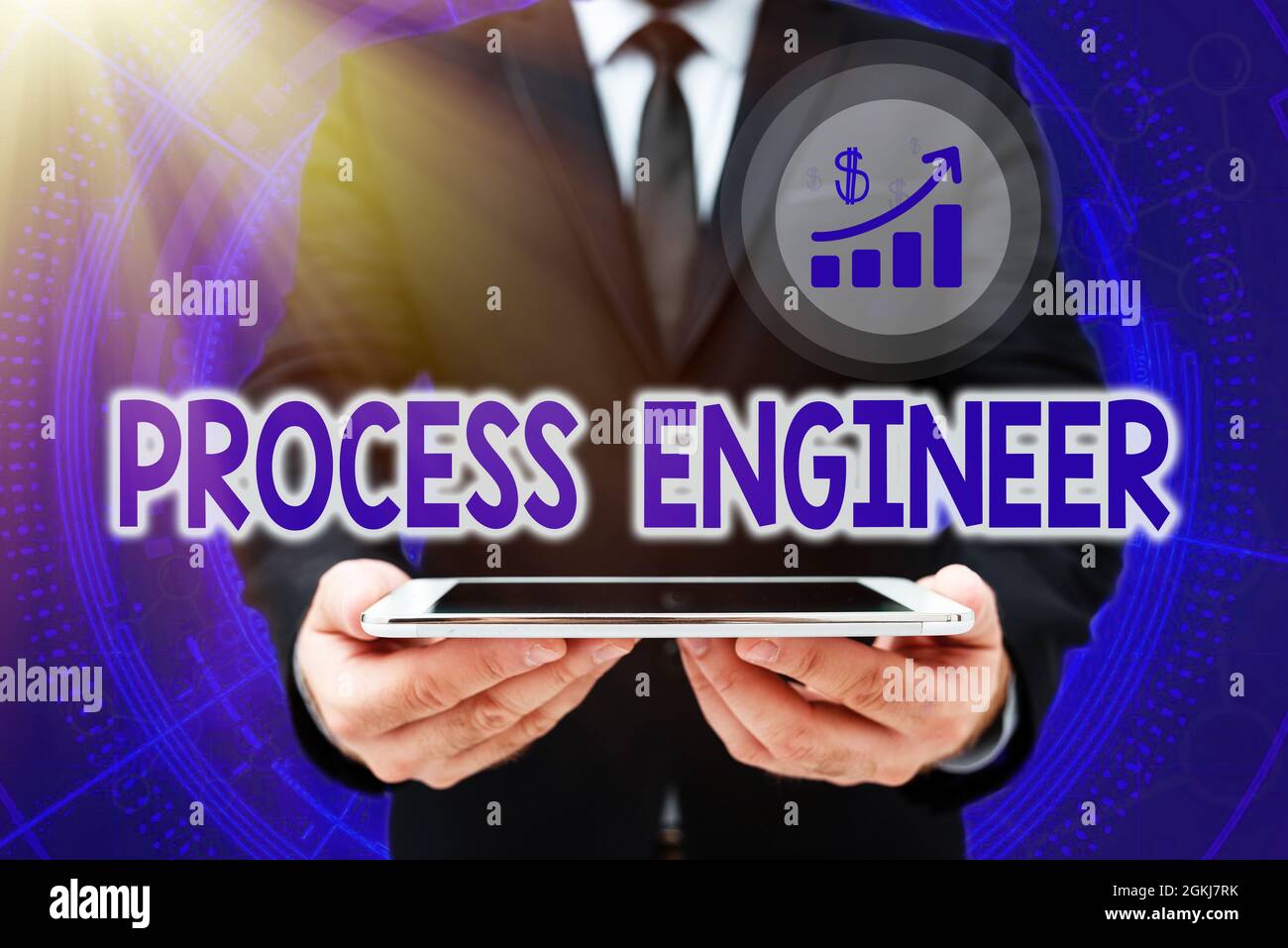 Hand writing sign Process Engineer. Word for responsible for developing ...