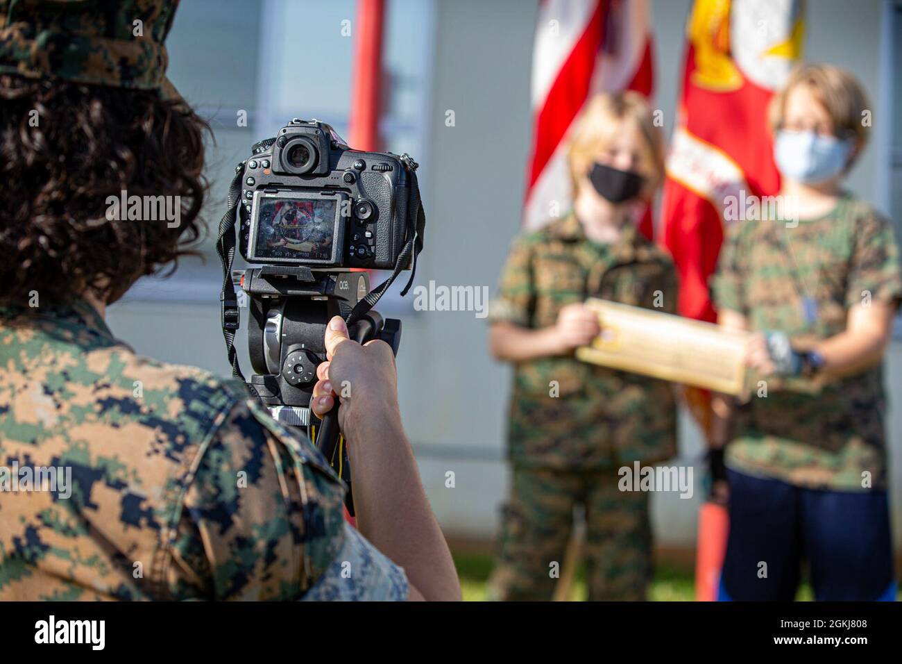 U.S. Marine Corps Cpl. Carla O, a non-commissioned officer of news with ...