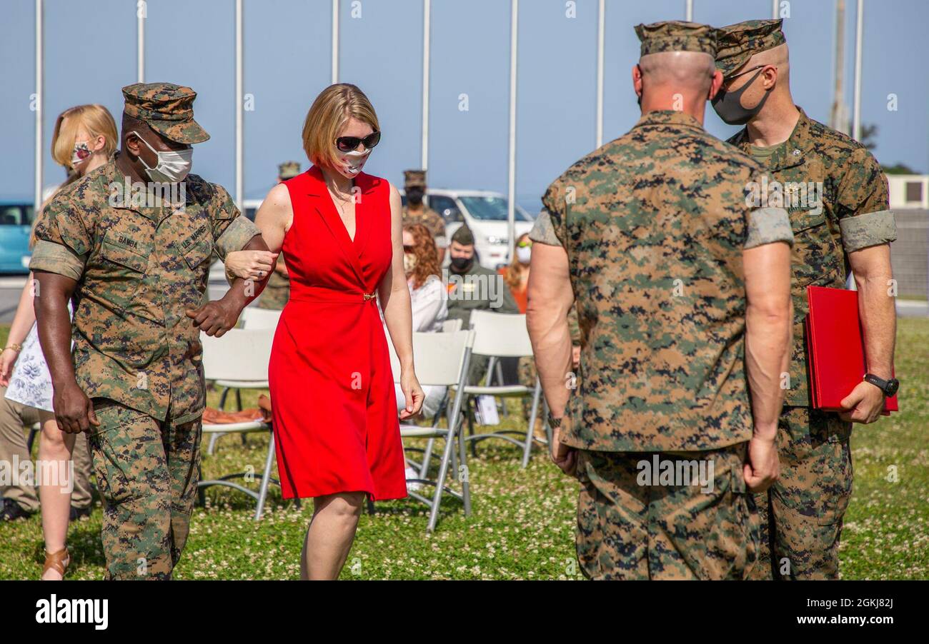 U.S. Marine Corps Lt. Col. Mark Hamilton, Wing Command Inspector ...