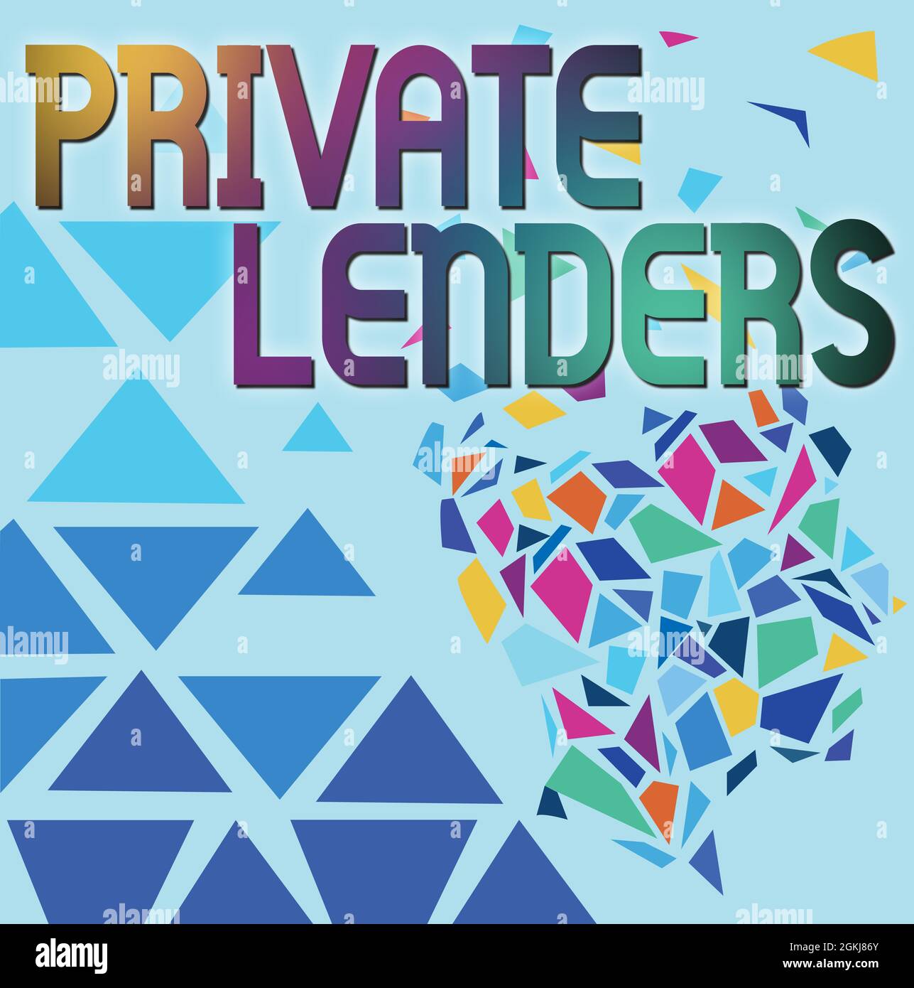 Hand writing sign Private Lenders. Word for a person or organization ...