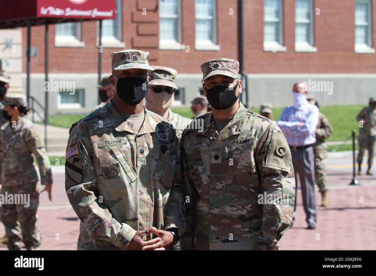Lt. Col. Benjamin Rosario, transportation operations branch chief ...