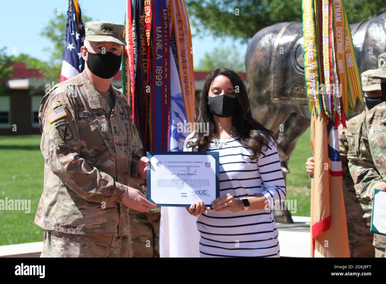 Maj. Gen. John P. Sullivan, commanding general, 1st Theater Sustainment ...