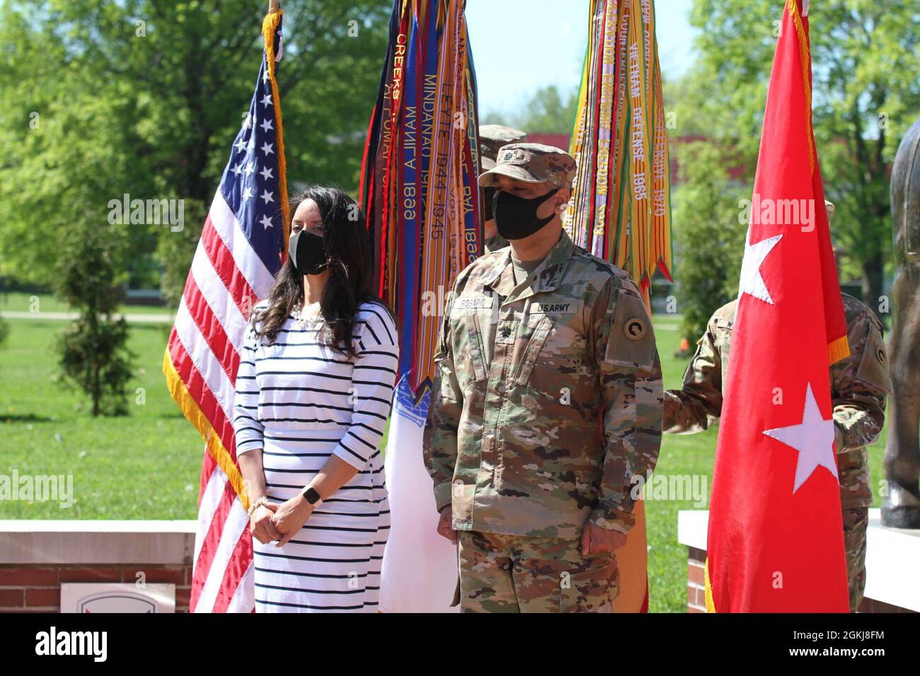 Lt. Col. Benjamin Rosario, transportation operations branch chief ...
