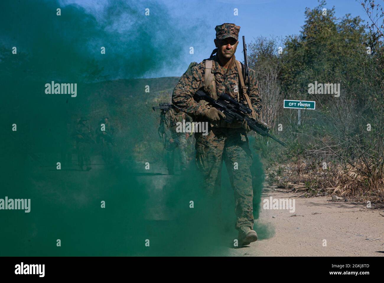 U.S. Marine Chief Warrant Officer 3 A.J. Pasciuti, the battalion gunner ...