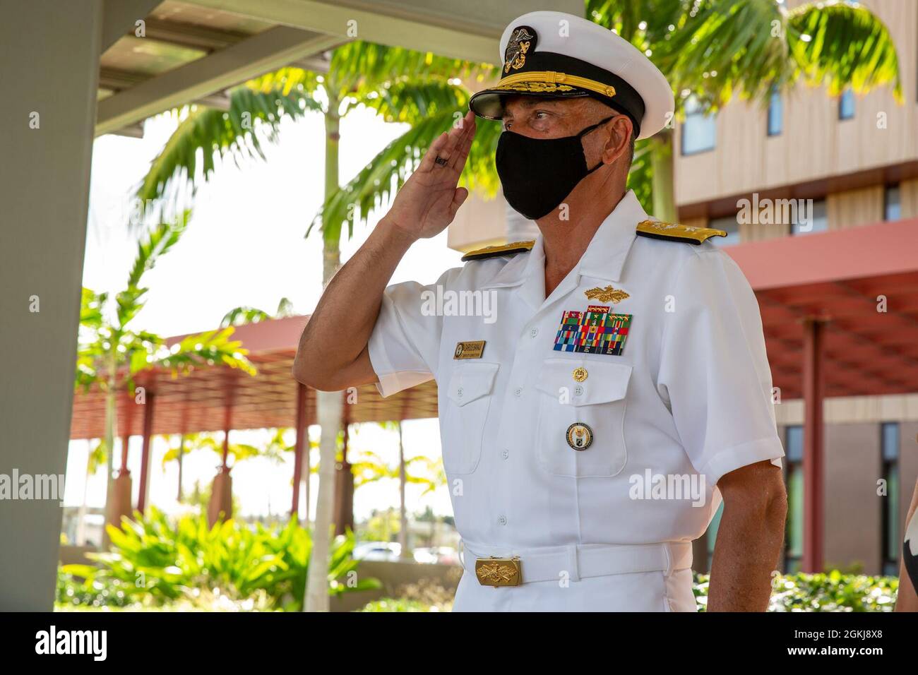 U.S. Navy Rear Adm. Darius Banaji, deputy director for operations for ...