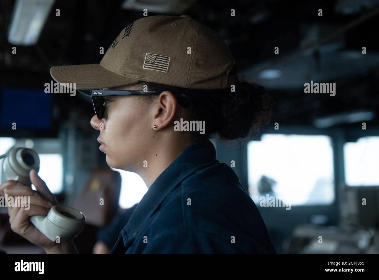 210430-N-WQ732-2010 ARABIAN SEA (April 30, 2021) Lt. j.g. Tatiana Given ...