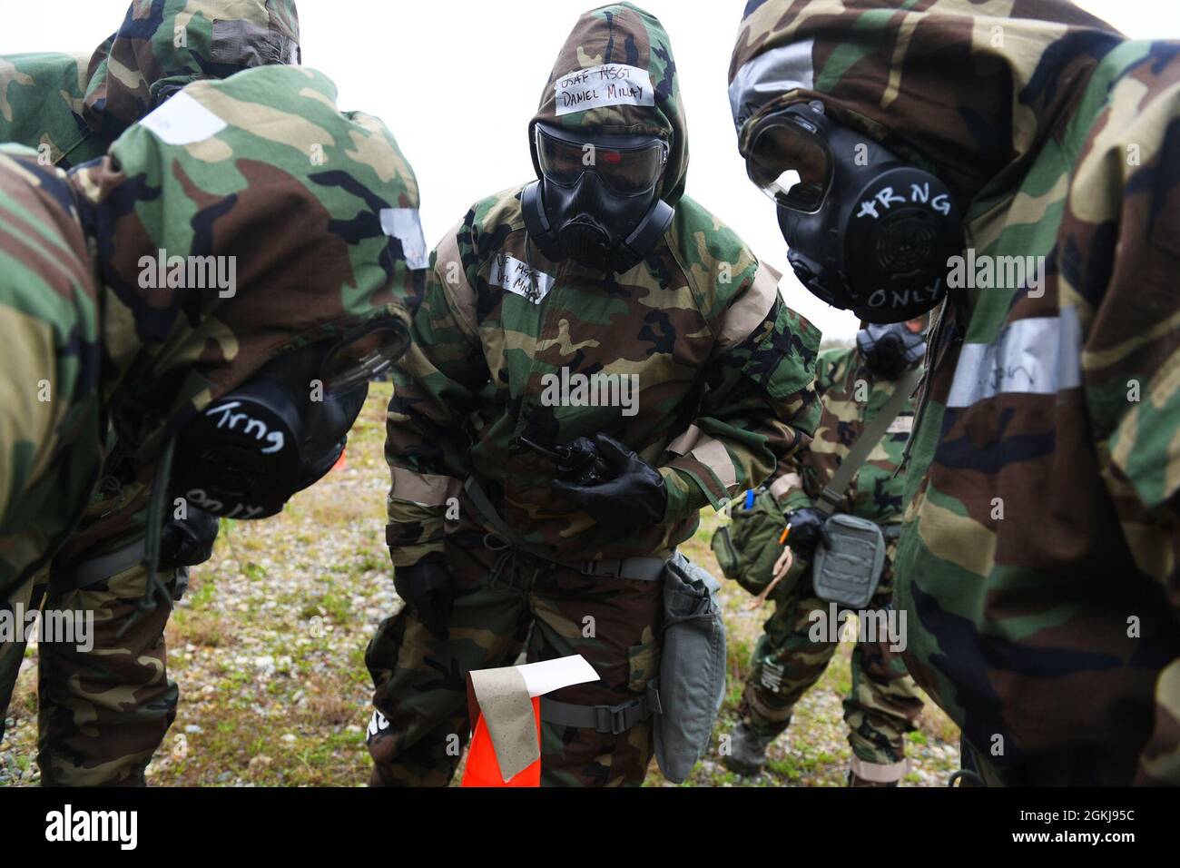 Members of the 242nd Combat Communications Squadron participate in ...