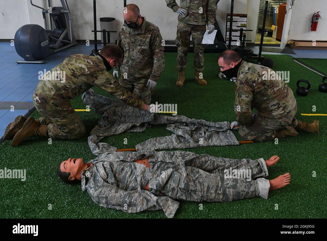 Members of the 194th Wing participate in a Self Aid Buddy Care course ...