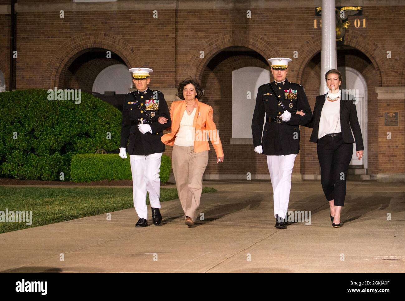 General David H. Berger, 38th Commandant of the Marine Corps, and Col ...