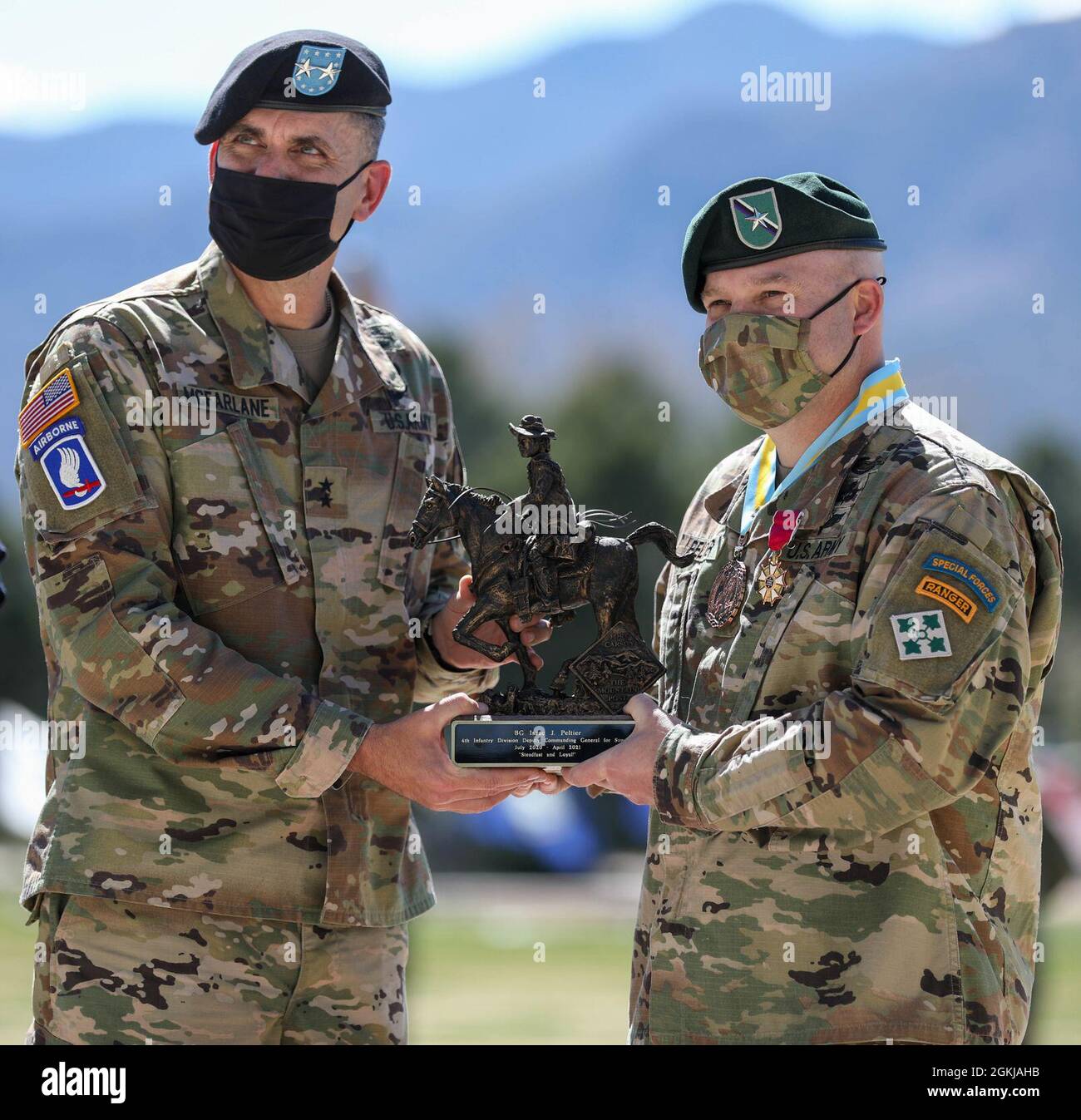 Maj. Gen. Matthew Mcfarlane, commanding general of the 4th Infantry ...