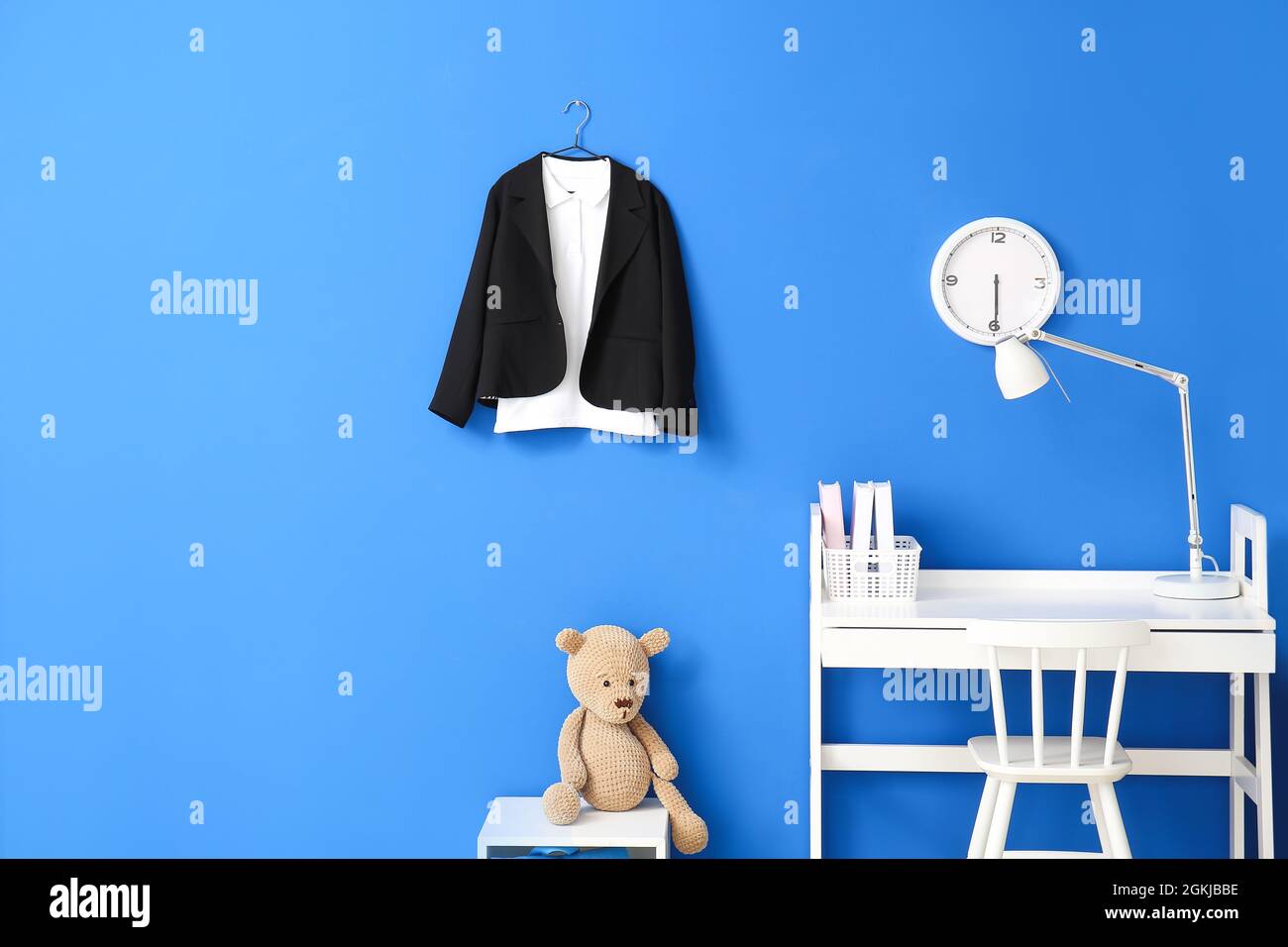 Stylish school uniform in interior of room Stock Photo - Alamy