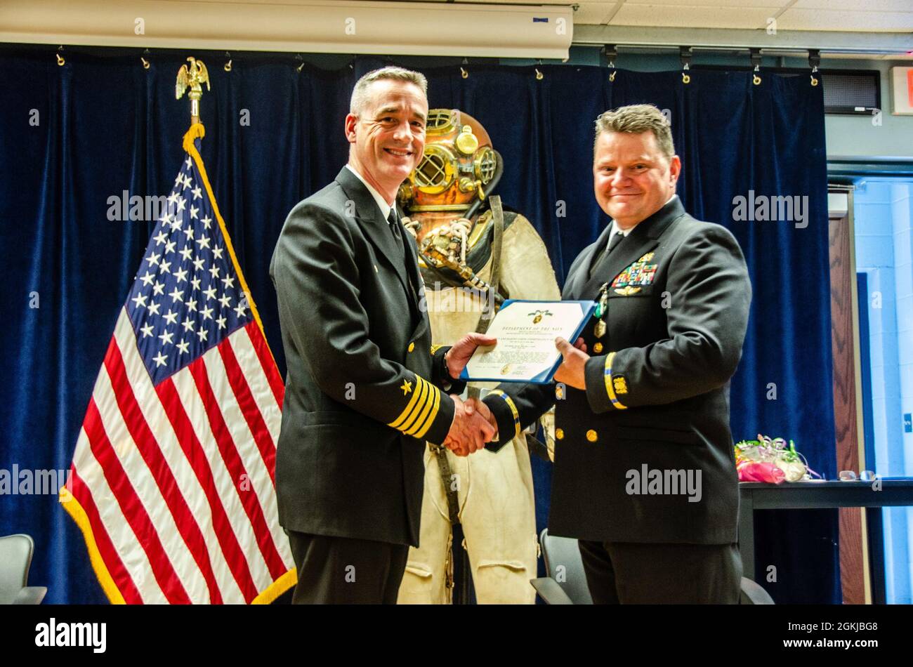Capt. Steven Antcliff, commanding officer of Naval Submarine School ...