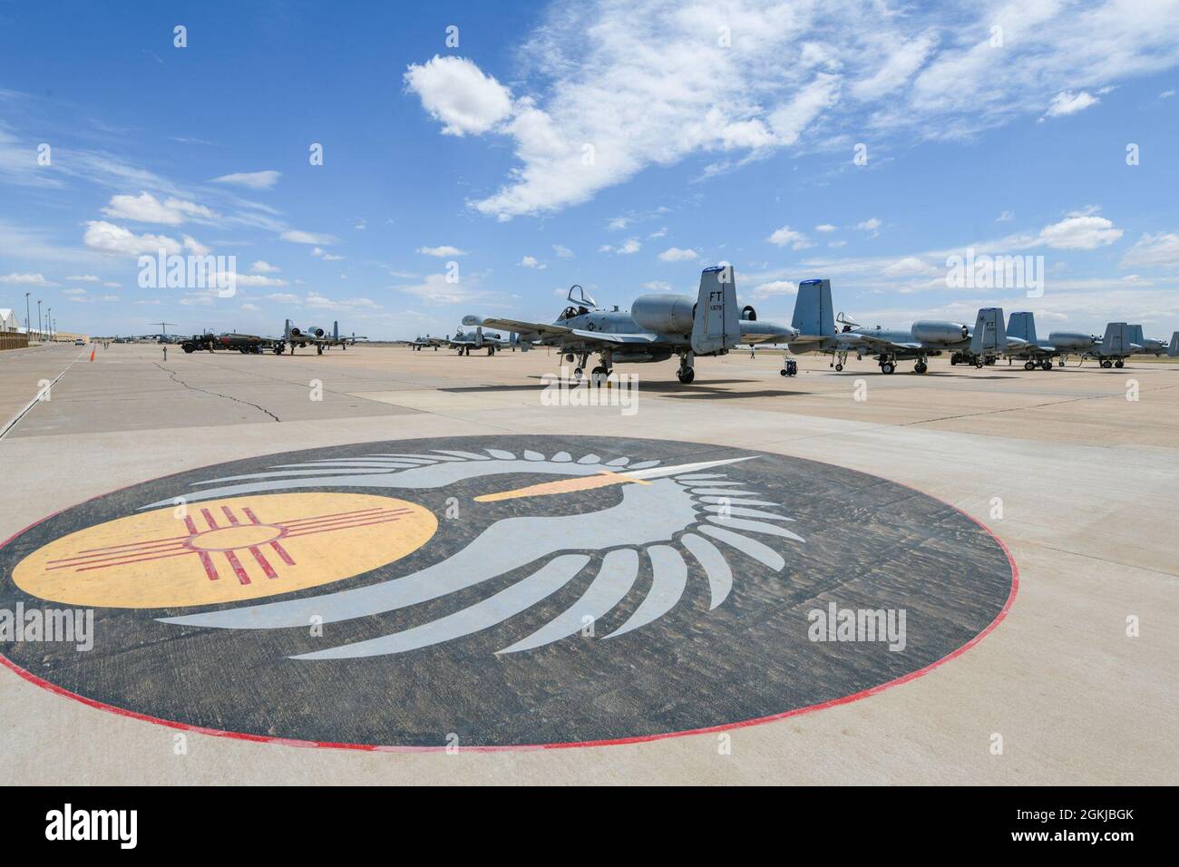 A-10C Thunderbolt II aircrafts from the 23rd Wing are preparing for ...