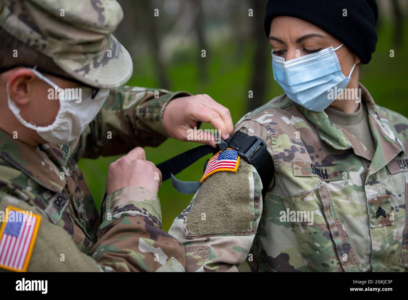 A Soldier assigned to Alpha Company, 24th Military Intelligence ...