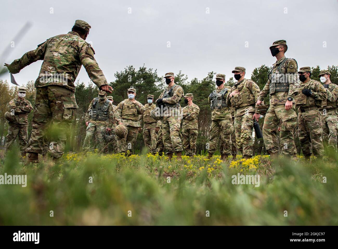 A Soldier assigned to Alpha Company, 24th Military Intelligence ...