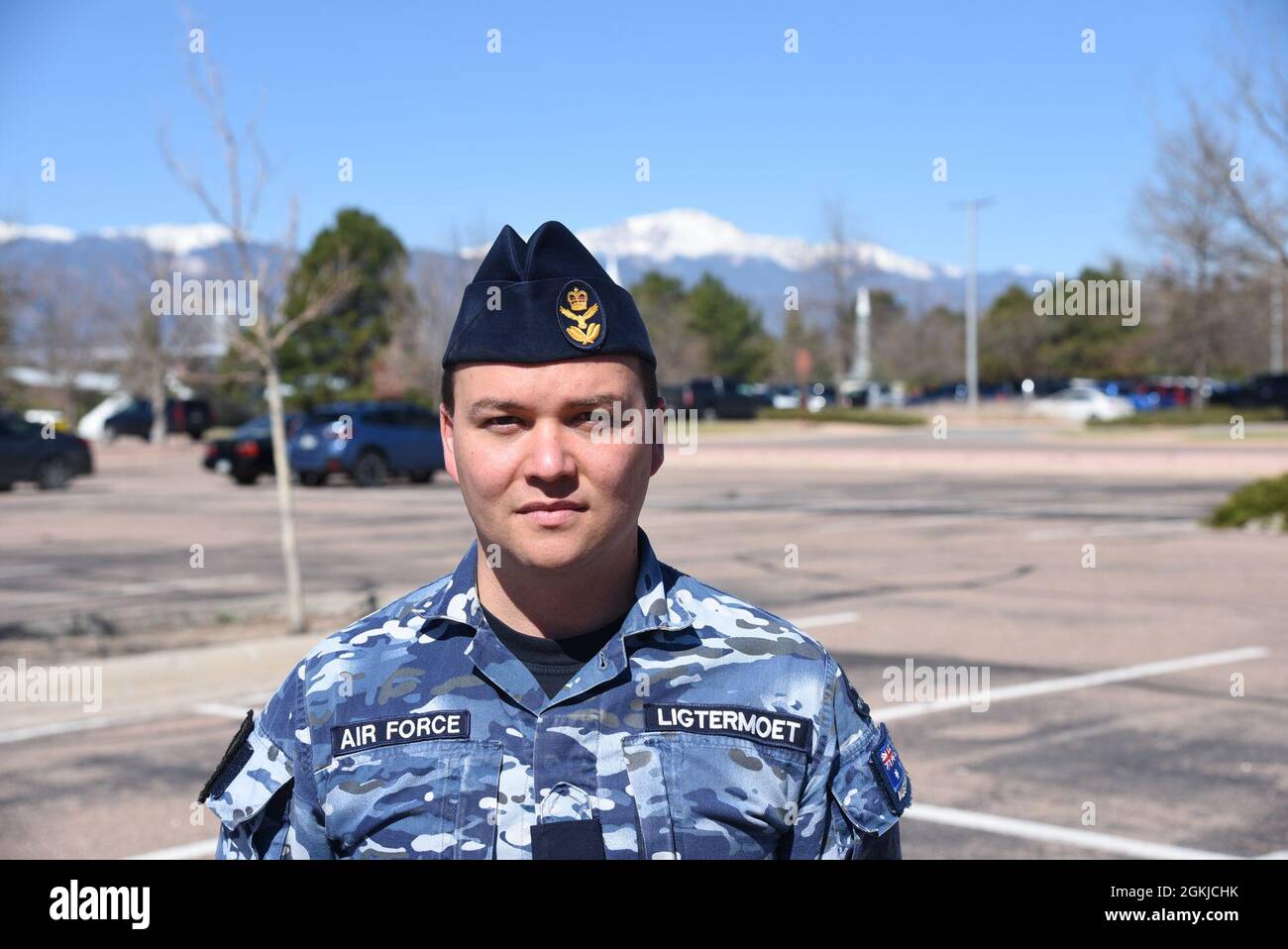 Flight Lieutenant Lee Ligtermoet, an electronics engineer in the Royal ...