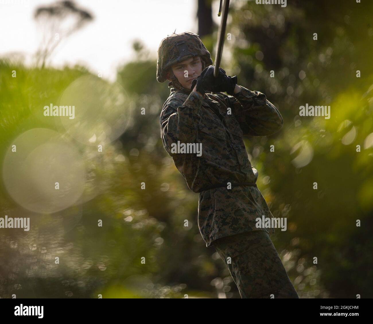 U.S. Marine Corps Lance Cpl. Wade Marlinggilpin, a supply admin and ...