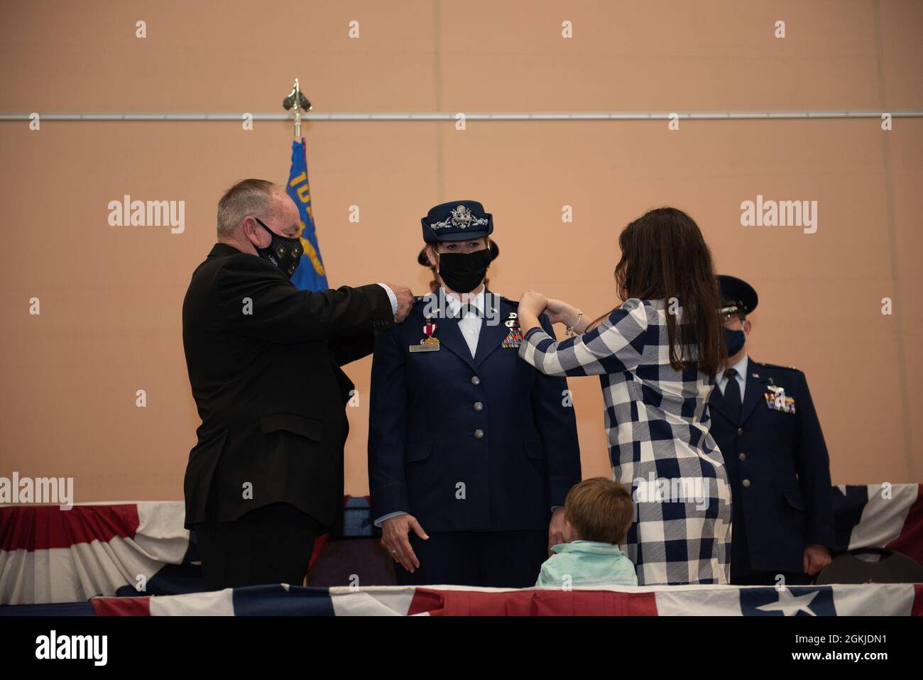Lt Col. Nicole Ivers, deputy commander of 102nd Mission Support Group ...