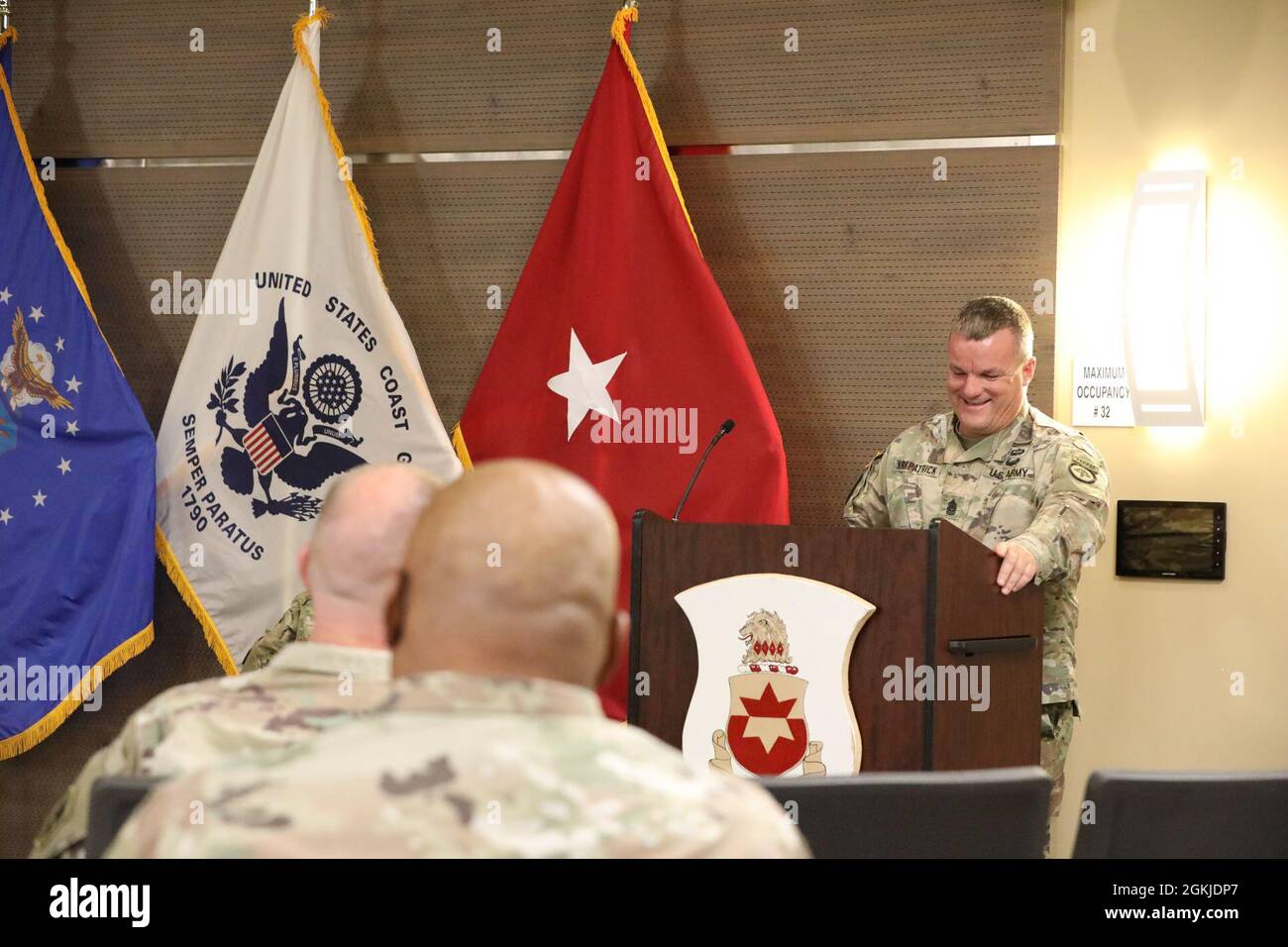 U.S. Army Command Sergeant Major Kevin P. Kirkpatrick, incoming CSM for ...