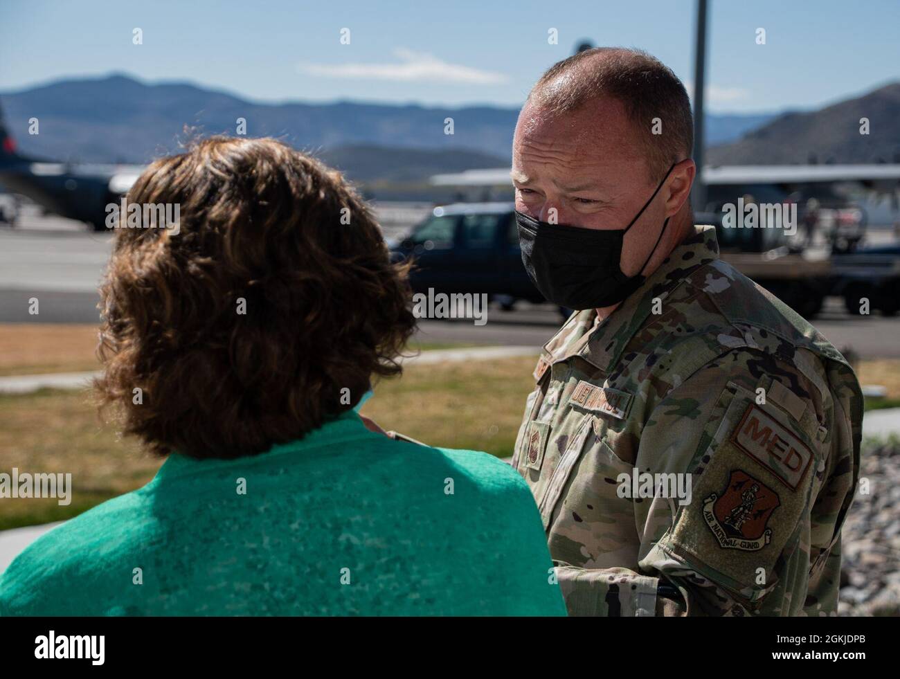 Chief Master Sgt. Jason Farnsworth, 152nd Medical Group superintendent ...