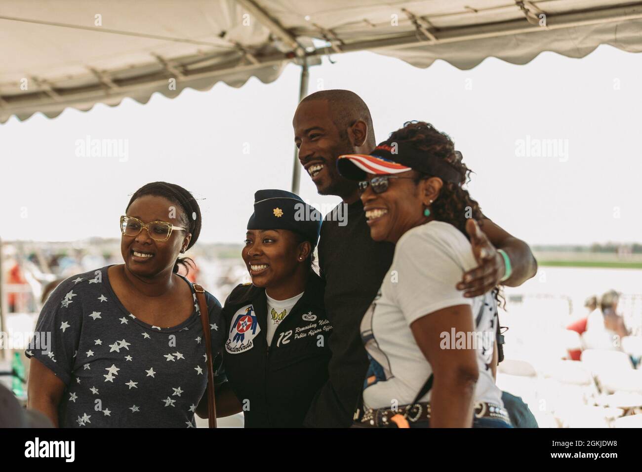 Maj. Remoshay Nelson, the public affairs officer for the U.S. Air Force ...