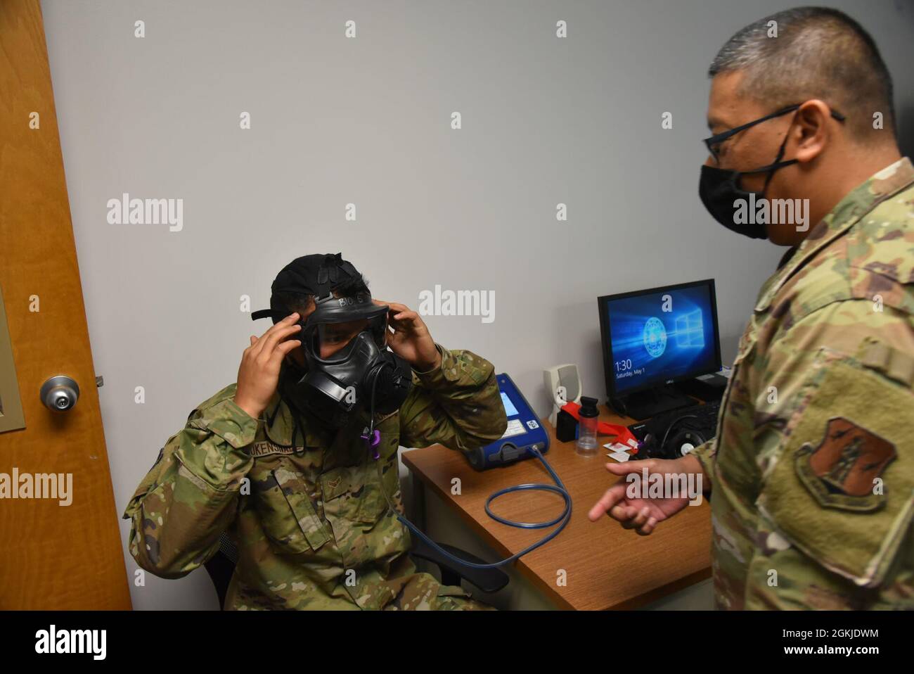 Portland Air National Guard Base, Portland, Ore. -- Members of the 142 ...