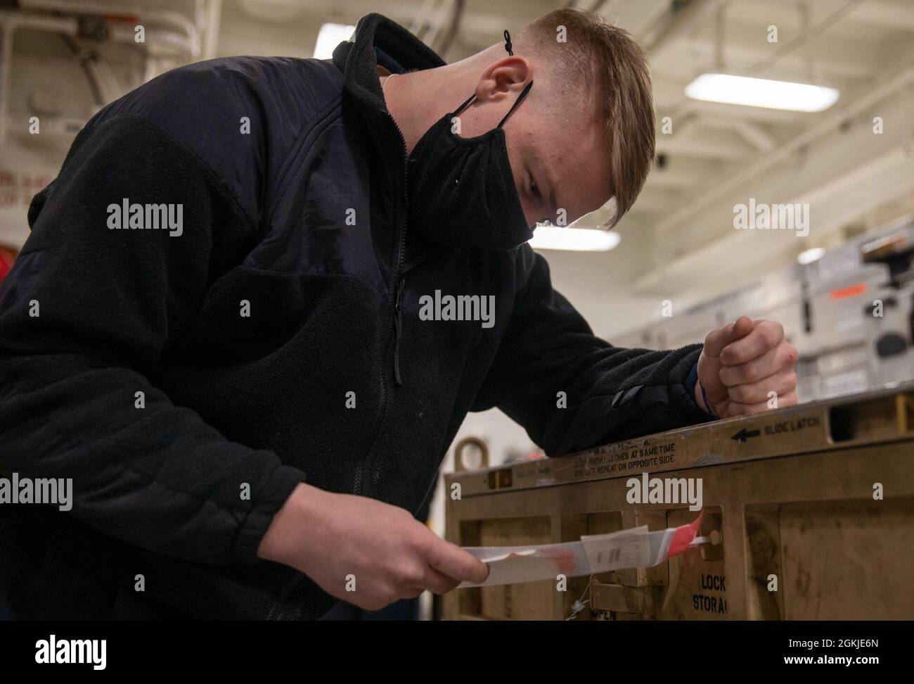 PACIFIC OCEAN (May 1, 2021) – U.S. Navy Aviation Ordnanceman Airman ...
