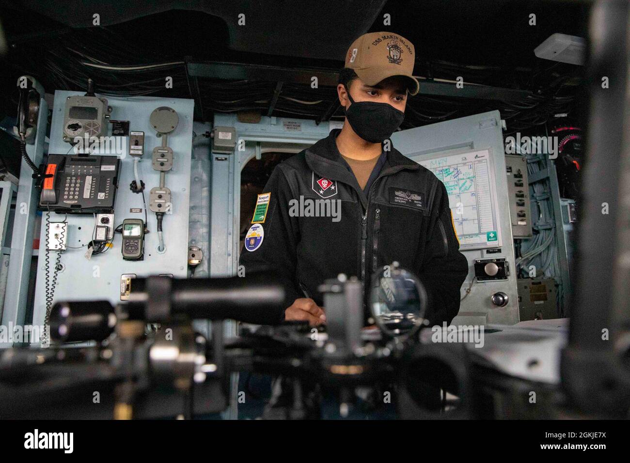 PACIFIC OCEAN (May 1, 2021) – U.S. Navy Quartermaster 2nd Class ...