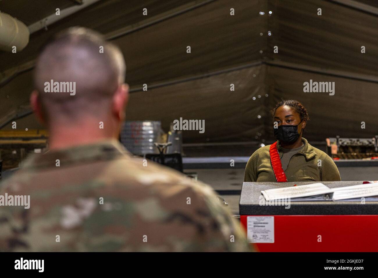 332d AEW Command Chief Dennis Fuselier spends time with Airmen of the ...
